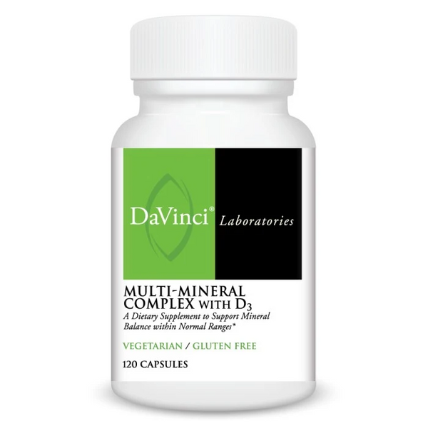 Multi-Mineral Complex With D3 (120) By DaVinci Labs