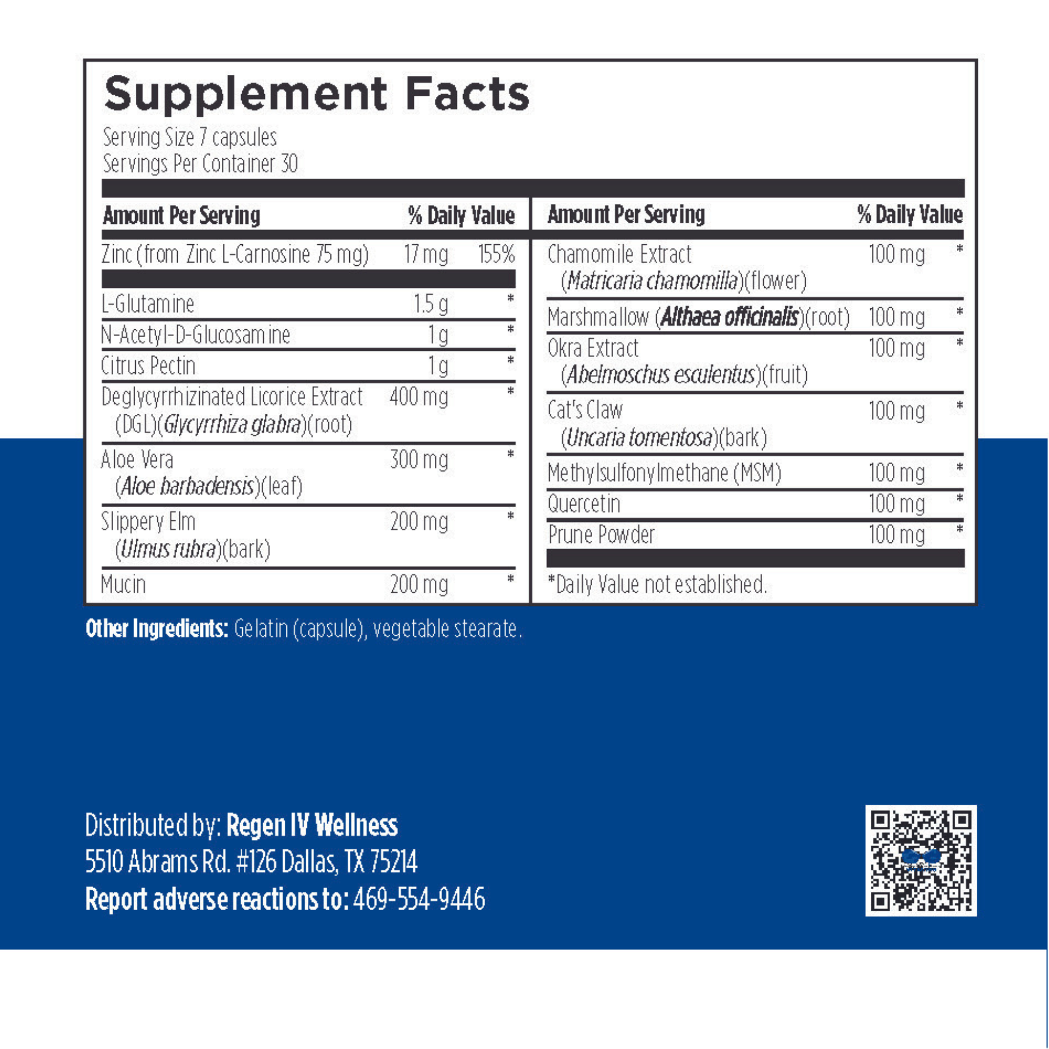 Gut Health Supplement | Opti Gut by Regen Wellness Vitamins